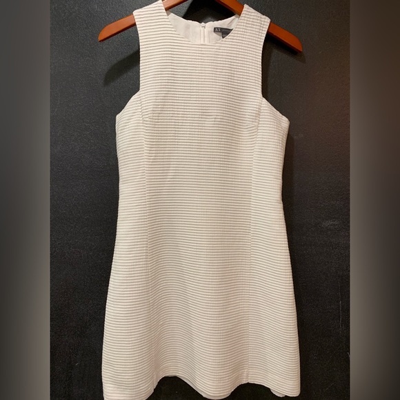 Armani Exchange | Dresses | Armani Exchange Ax Fully Lined White ...